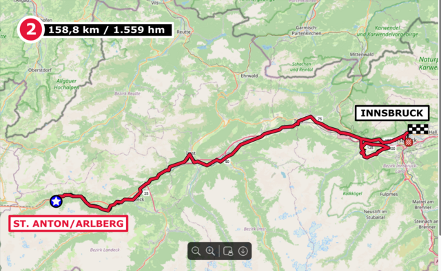 Tour of Austria: 2. Etappe startet in St. Anton am Arlberg und Sprint ...