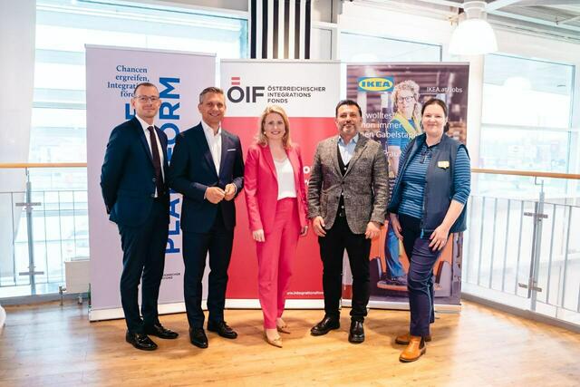 ÖIF und IKEA: Arbeitsmöglichkeiten für Geflüchtete und Vertriebene