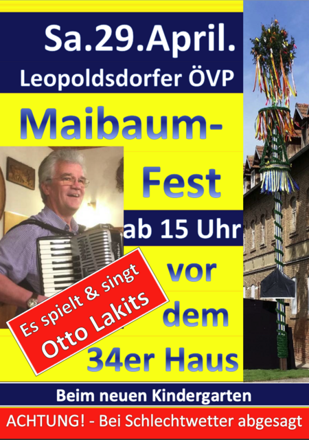 April geht zu Ende: "Leo" feiert mit Maibaumfest altbekannte Tradition ...