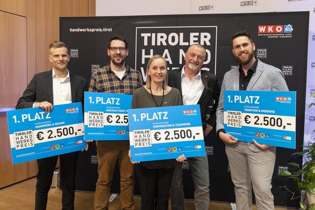 Tiroler Handwerkspreis: Siegerprojekte des Handwerkspreises gekürt - Tirol