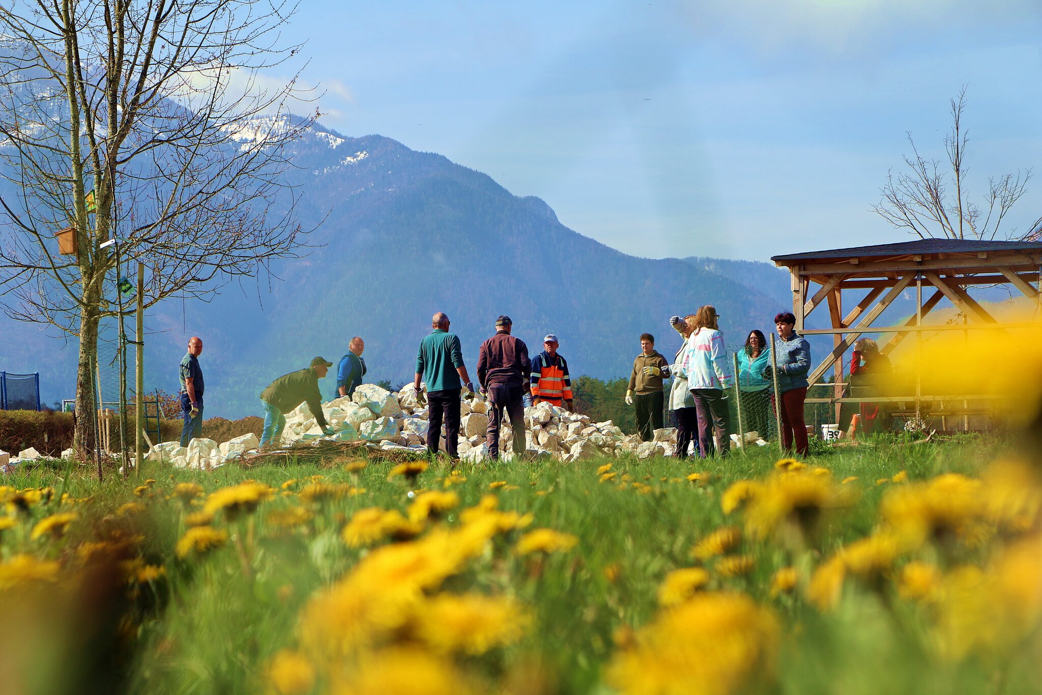 BILDERGALERIE: BAU EINER TROCKENSTEINMAUER - WORKSHOP, im ...