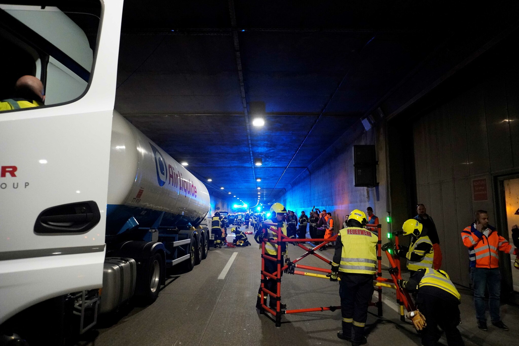 Probe für den Ernstfall: Brandübung im S1-Tunnel Rannersdorf - Schwechat