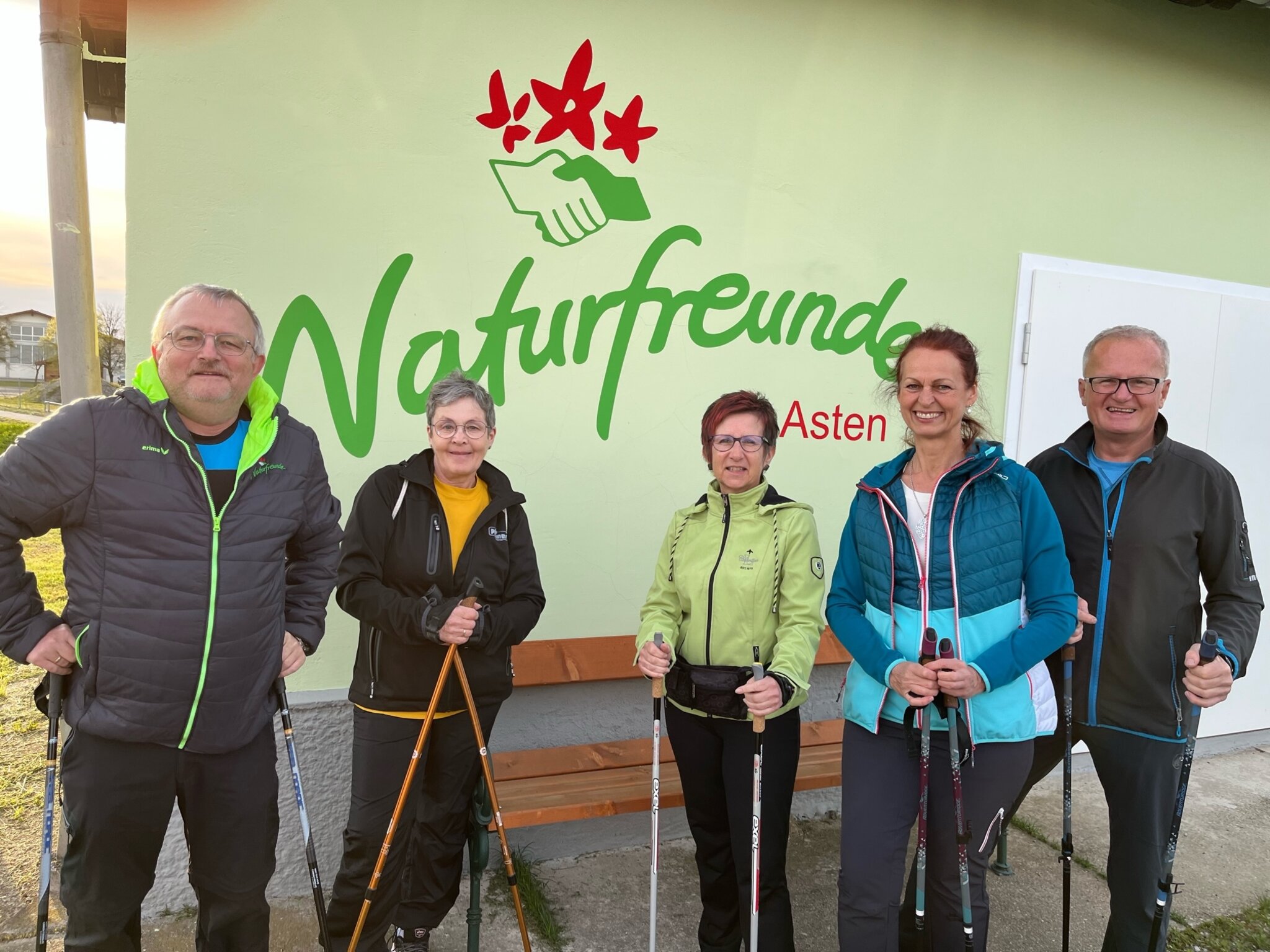 Naturfreunde Asten: Start der Nordic Walking Saison - Enns
