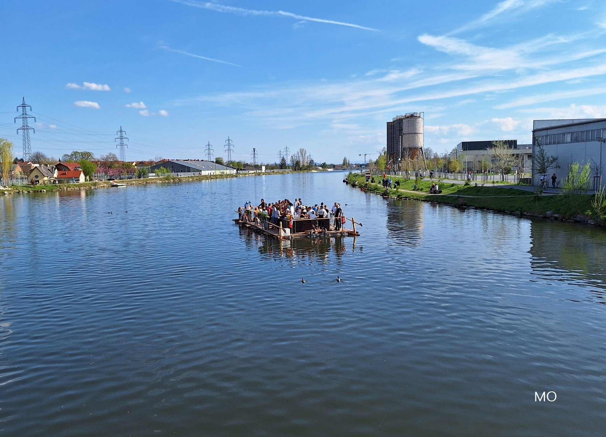 Das Mur-Floß in Graz! - Graz