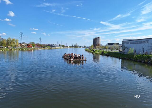 Das Mur-Floß in Graz! - Graz