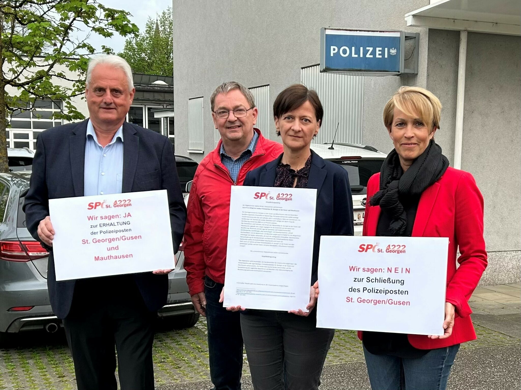 Polizei fusioniert: SPÖ gegen Posten-Schließung in St. Georgen/Gusen - Perg