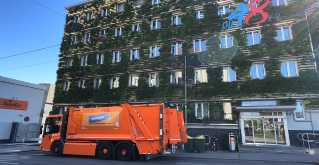 48er-Neuheit: Wien testet erstes mit Wasserstoff betriebenes Müllauto ...