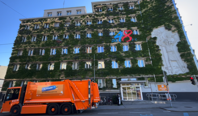 48er-Neuheit: Wien testet erstes mit Wasserstoff betriebenes Müllauto ...