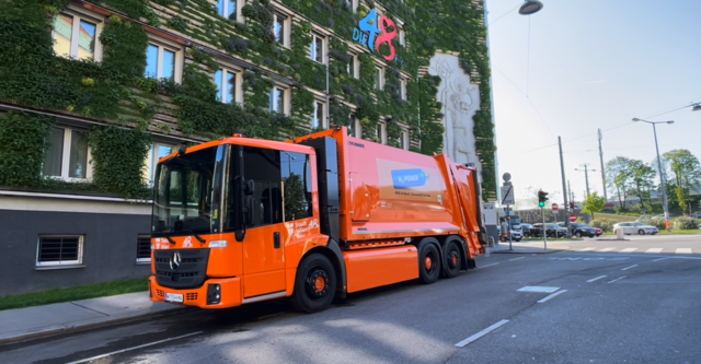 48er-Neuheit: Wien testet erstes mit Wasserstoff betriebenes Müllauto ...