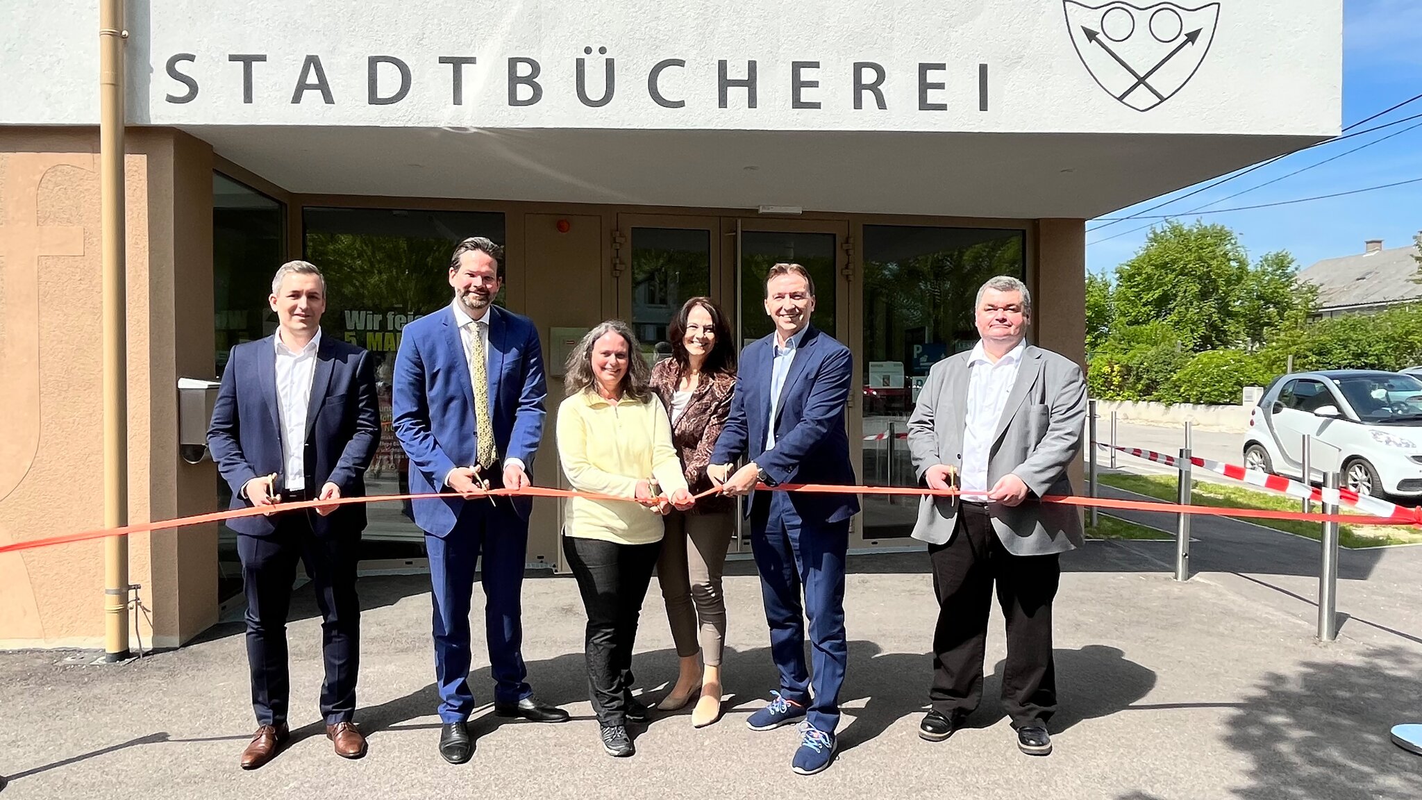 Festakt: Gerasdorf eröffnet neue Stadtbücherei - Mistelbach