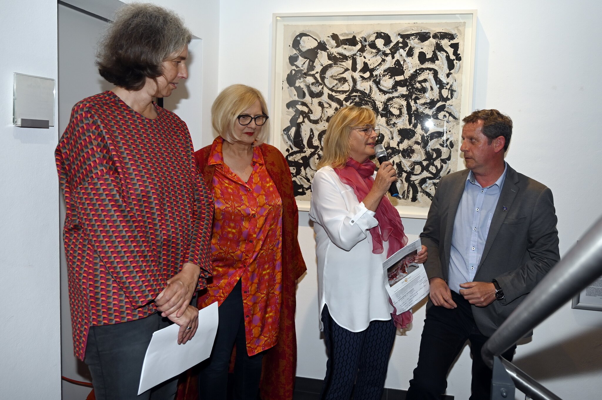 Vernissage von Cornelia Caufmann: "Malrituale" findet großes Gefallen ...