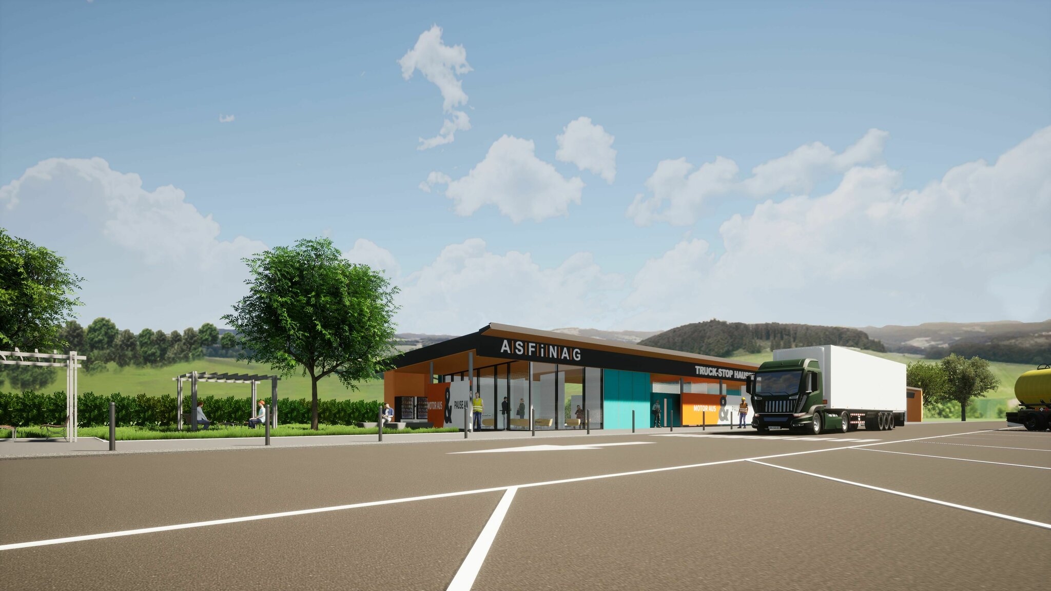 Truck-Stop Hausruck: Modernster Lkw-Rastplatz wird in Weibern erbaut - Grieskirchen & Eferding