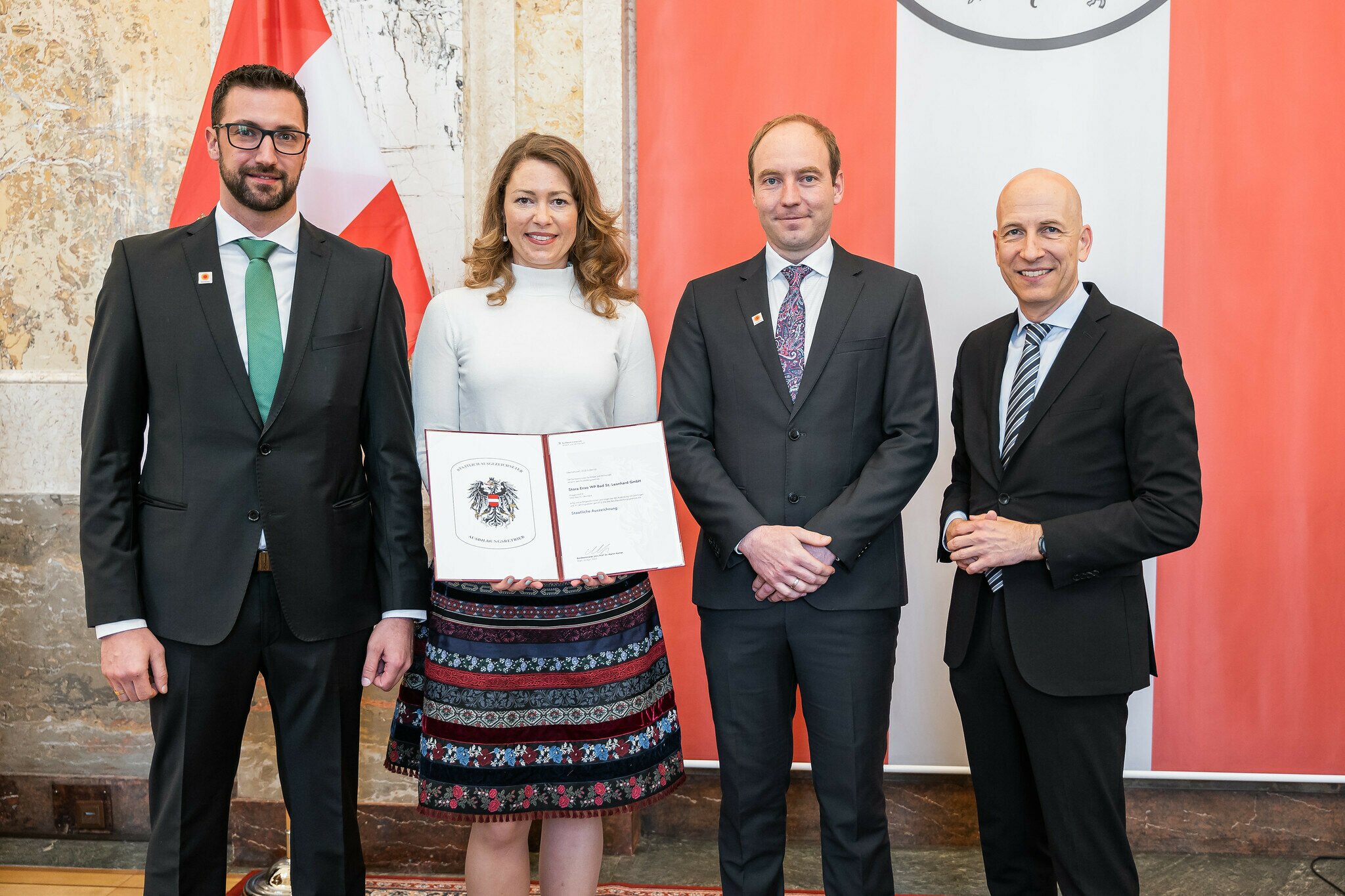 Bad St. Leonhard: Stora Enso erhielt Staatspreis für ...