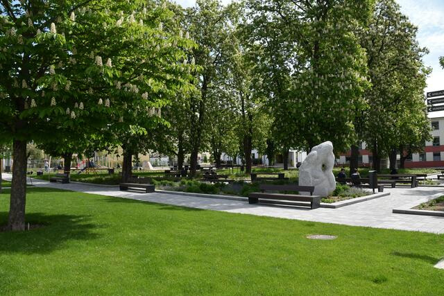 Oberwart: Neuer Stadtgarten als grüne Oase im Zentrum der Stadt - Oberwart