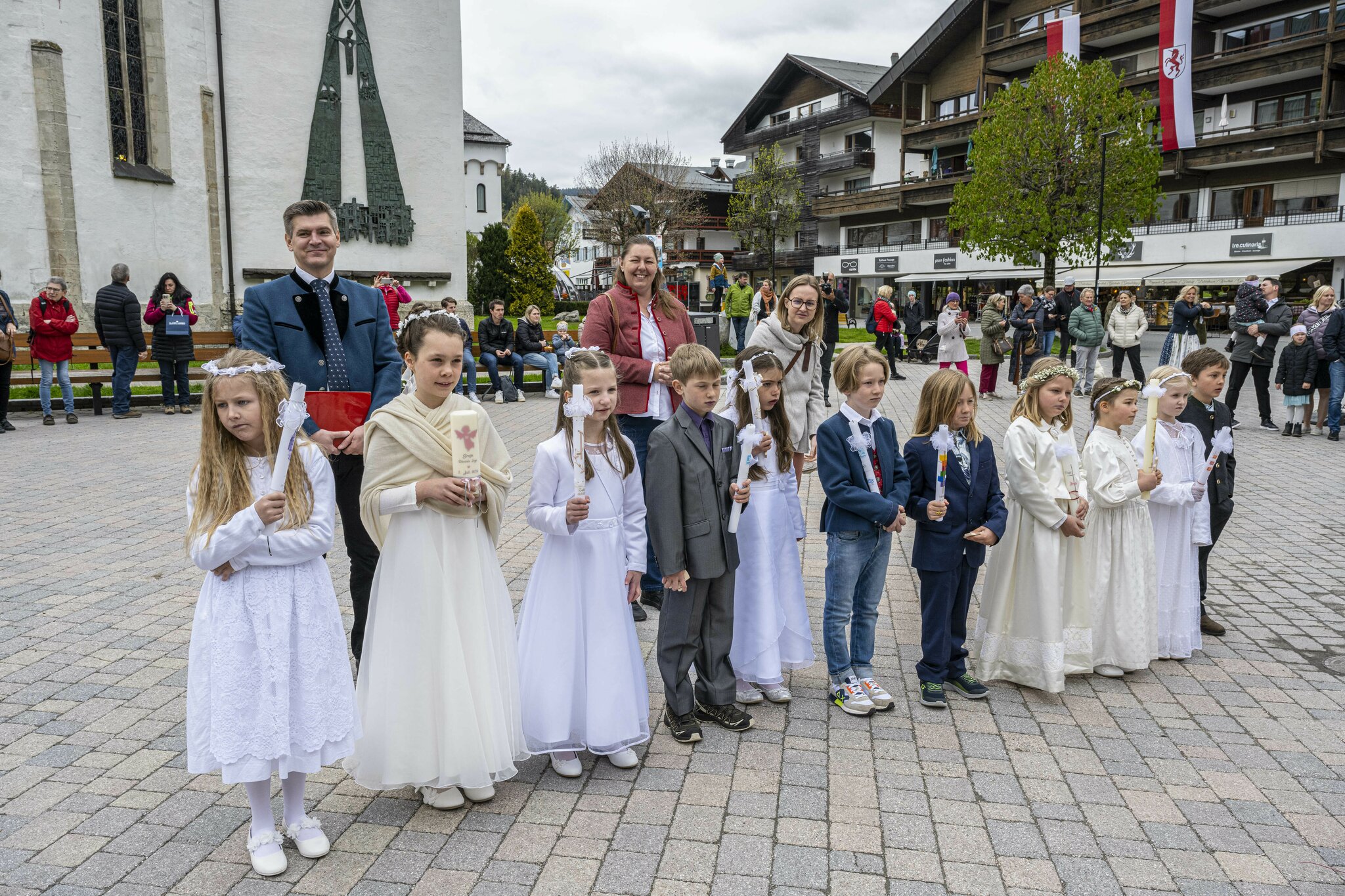 Fest zu Christi Himmelfahrt: Erstkommunion für Seefelder Kinder - Telfs