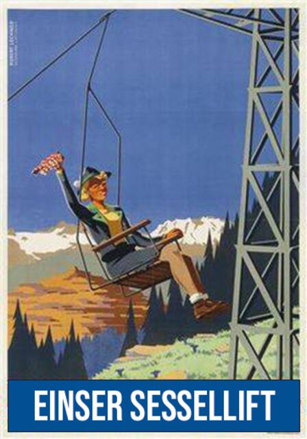 Polster-Sessellift: Der Betrieb des "Einser" ist auch im Sommer ...