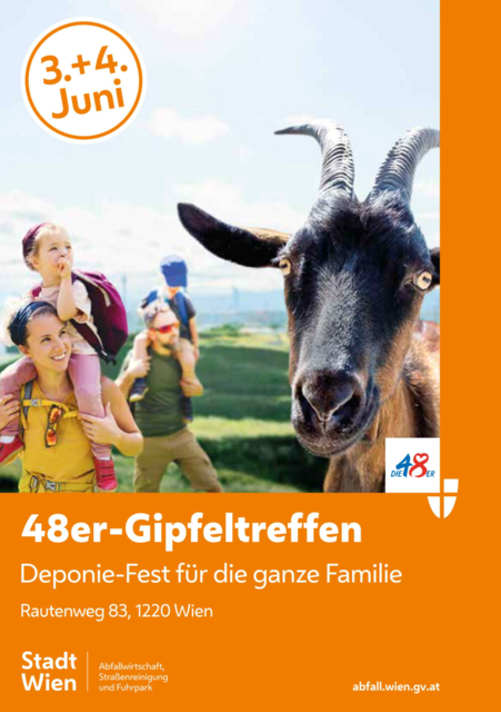 3. und 4. Juni 2023: Deponie-Fest der MA48 für Jung & Alt am Rautenweg ...