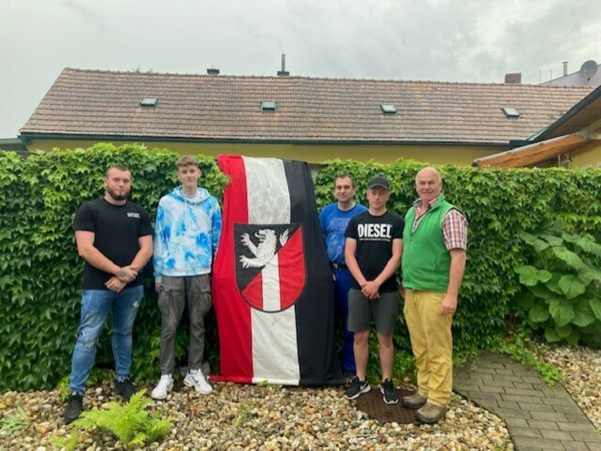 Musterung: Verabschiedung der Eckartsauer Jungmänner - Gänserndorf