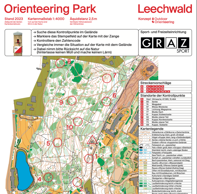 Sport und Natur: Mit Orientierungslauf umweltbewusst Sport treiben - Graz