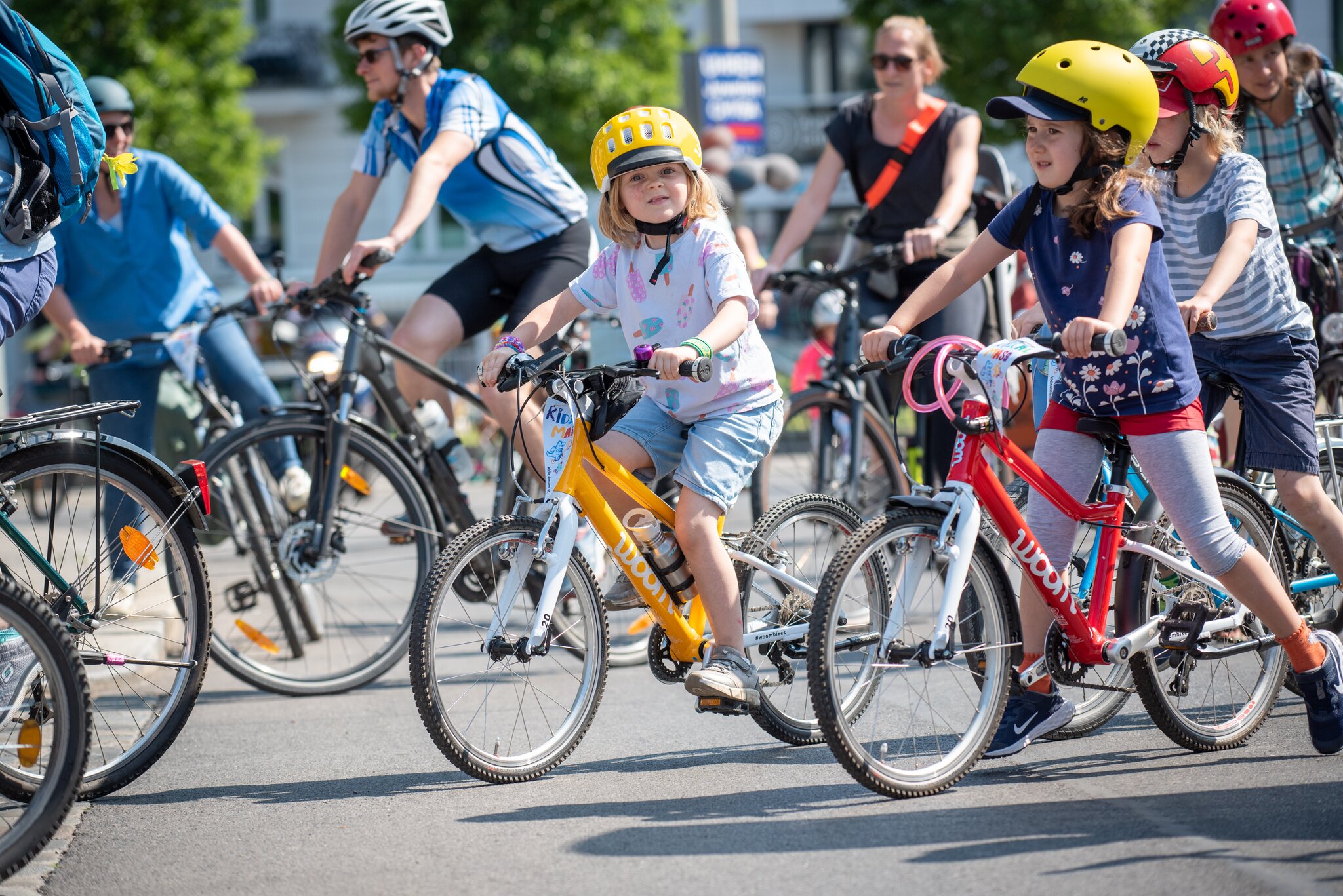Raddemo: 3.500 Wiener Kids radelten bei der Kidical Mass am 3. Juni mit ...