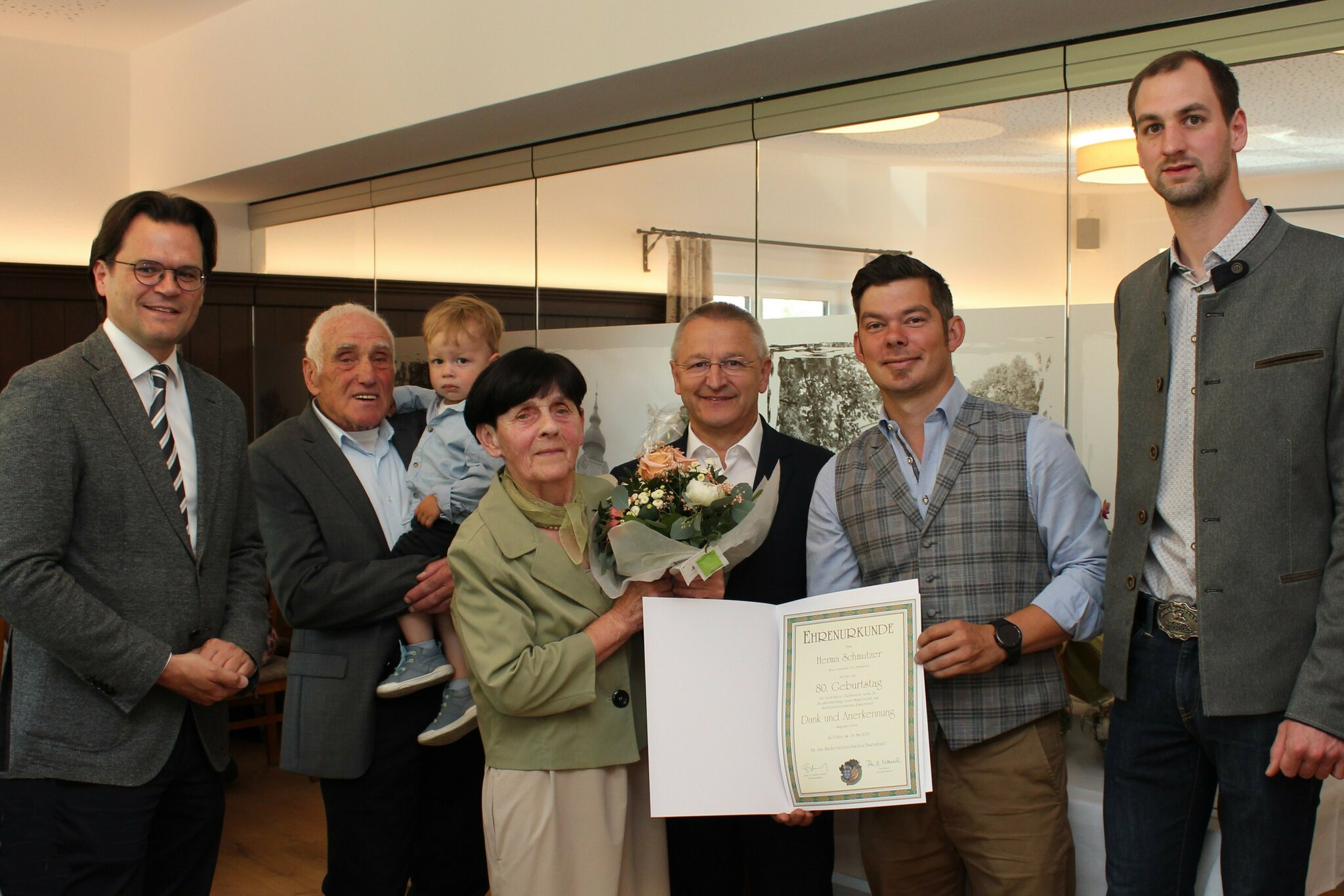 Leute: 80. Geburtstag von Herma Schmutzer - Tulln