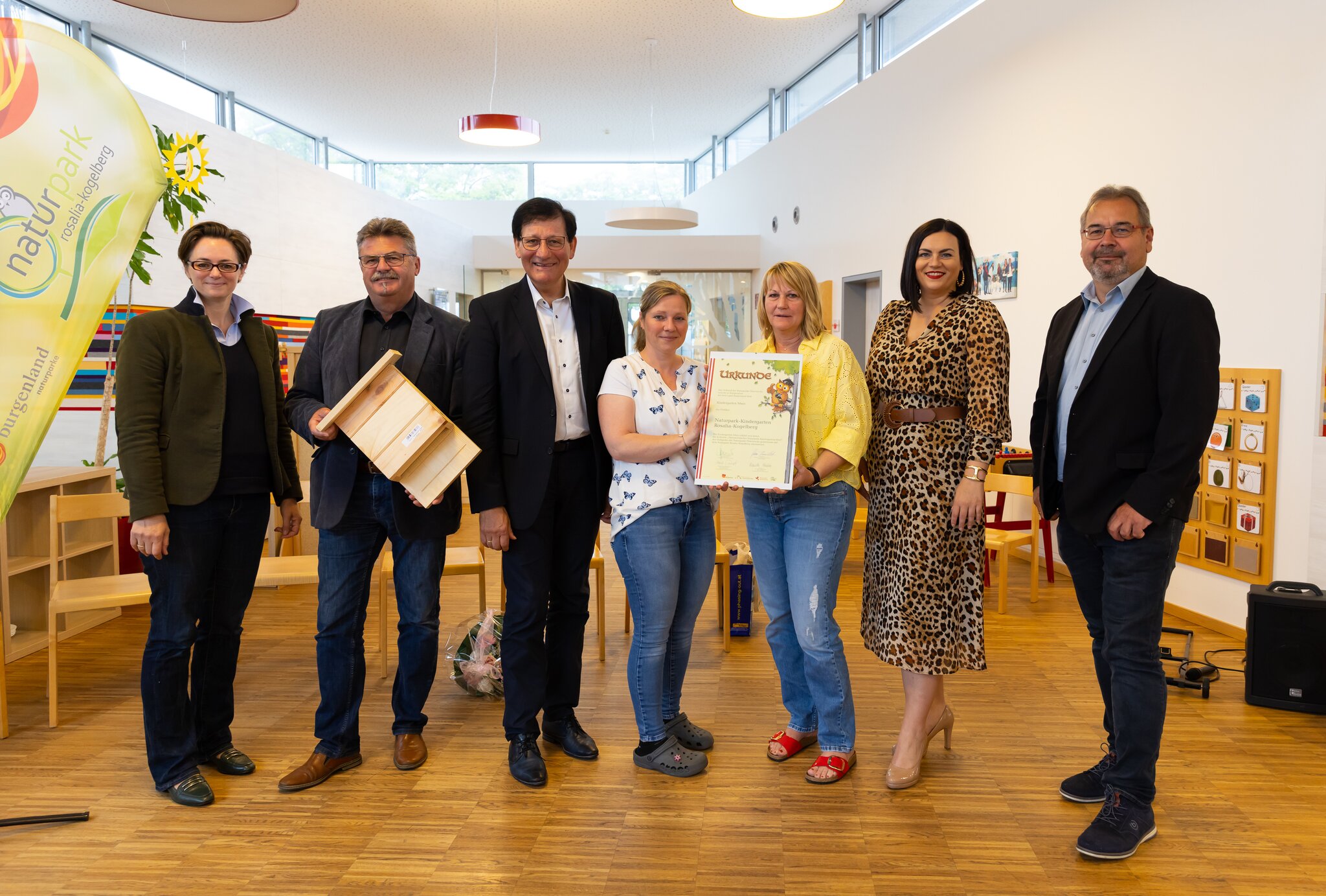 Marz: Kindergarten Marz als Naturpark-Kindergarten ausgezeichnet - Mattersburg