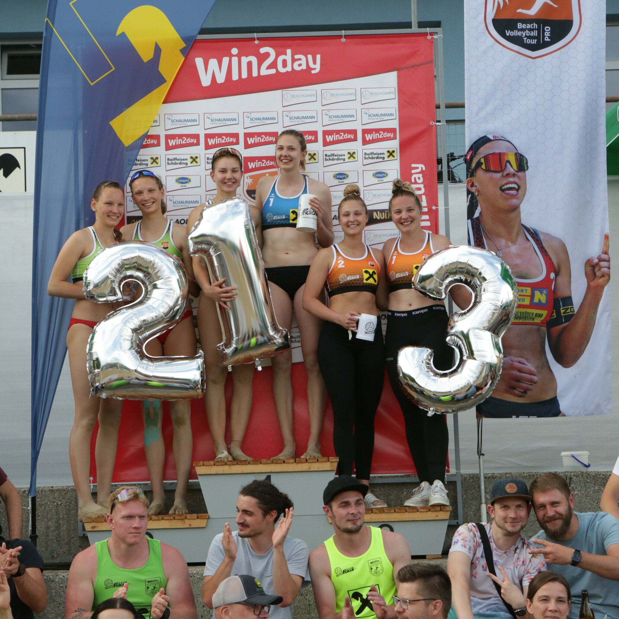 Volleyball: Kärtner Damen-Duo holt in Raab Volleyball-Gold - Schärding