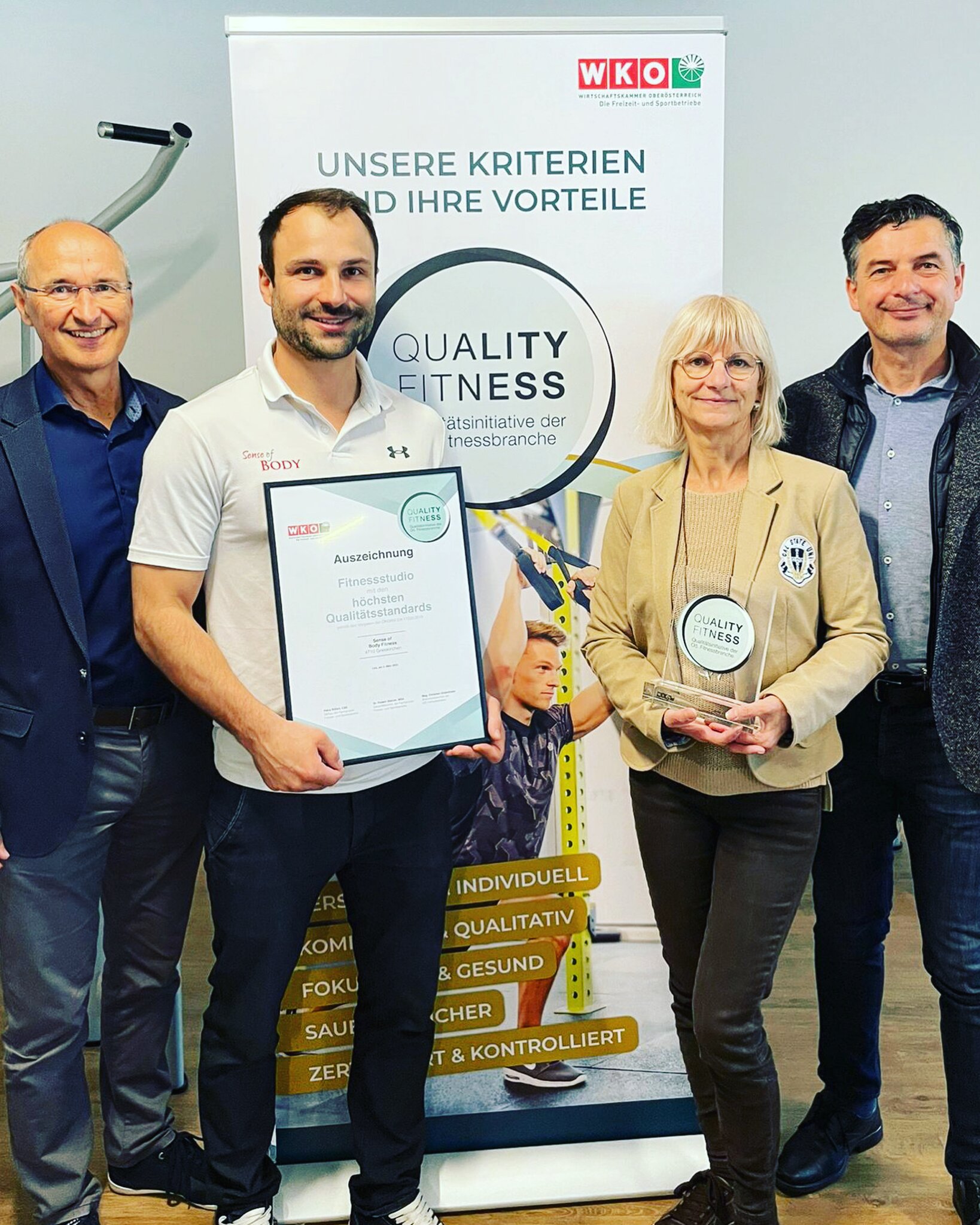 Sense of Body Grieskirchen: Fitnessstudio erhält Qualitätsauszeichnung ...