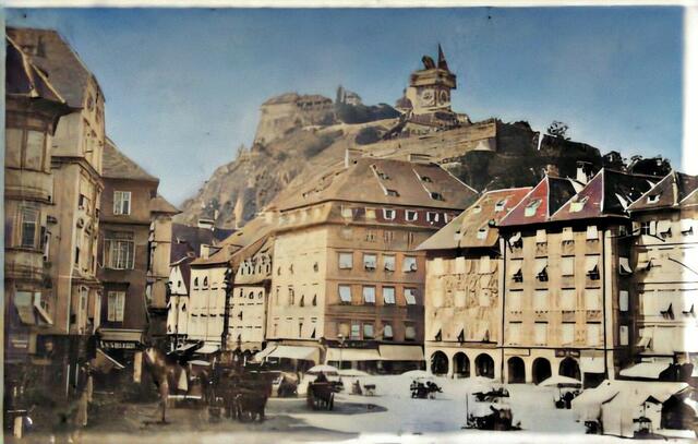 Einst & Jetzt Teil 148: Der Grazer Hauptplatz vor rund 150 Jahren - Graz