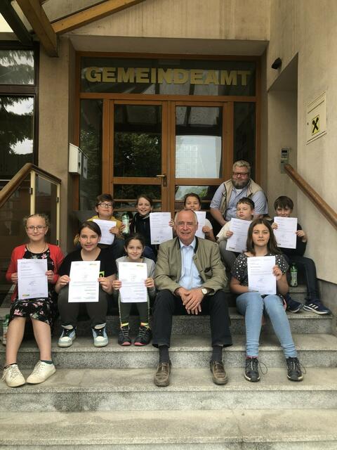 Haringsee: Volksschüler besuchen Bürgermeister - Gänserndorf