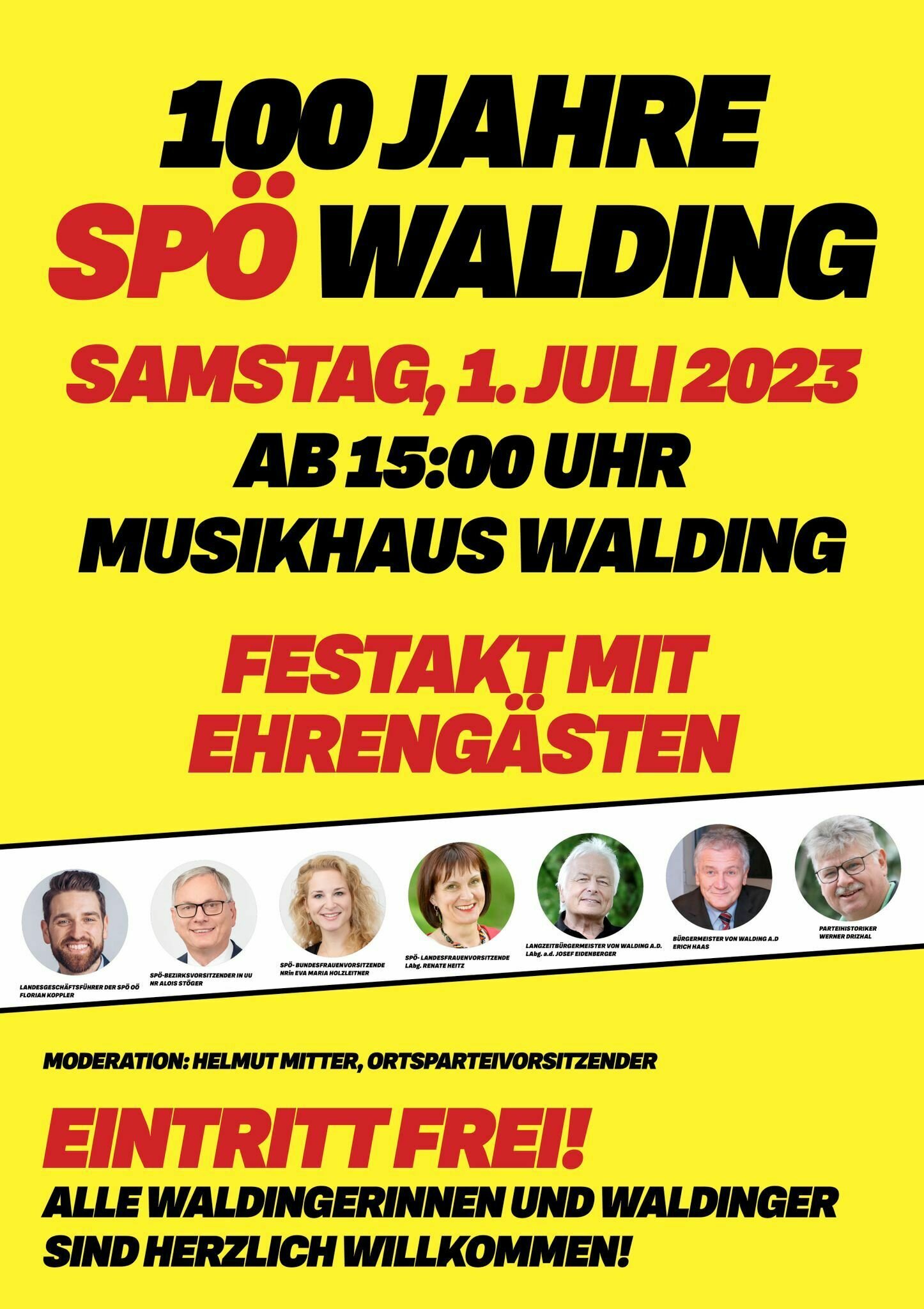 Marktgemeinde Walding: 100 Jahre SPÖ Walding - Urfahr-Umgebung