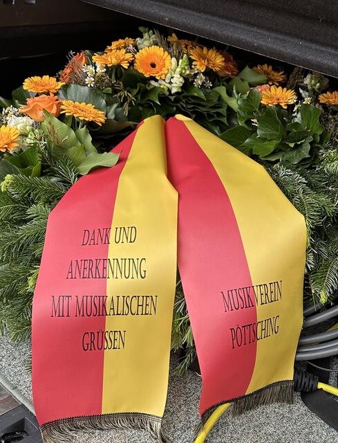 MV Pöttsching: Kranz-Niederlegung zum 50. Todestag von Peter Zauner ...