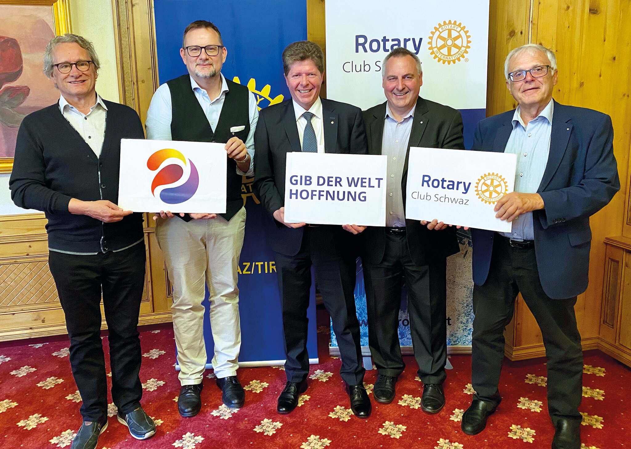 Martin Reiter neuer Präsident: Rotarier spendeten über 50.000 Euro - Schwaz