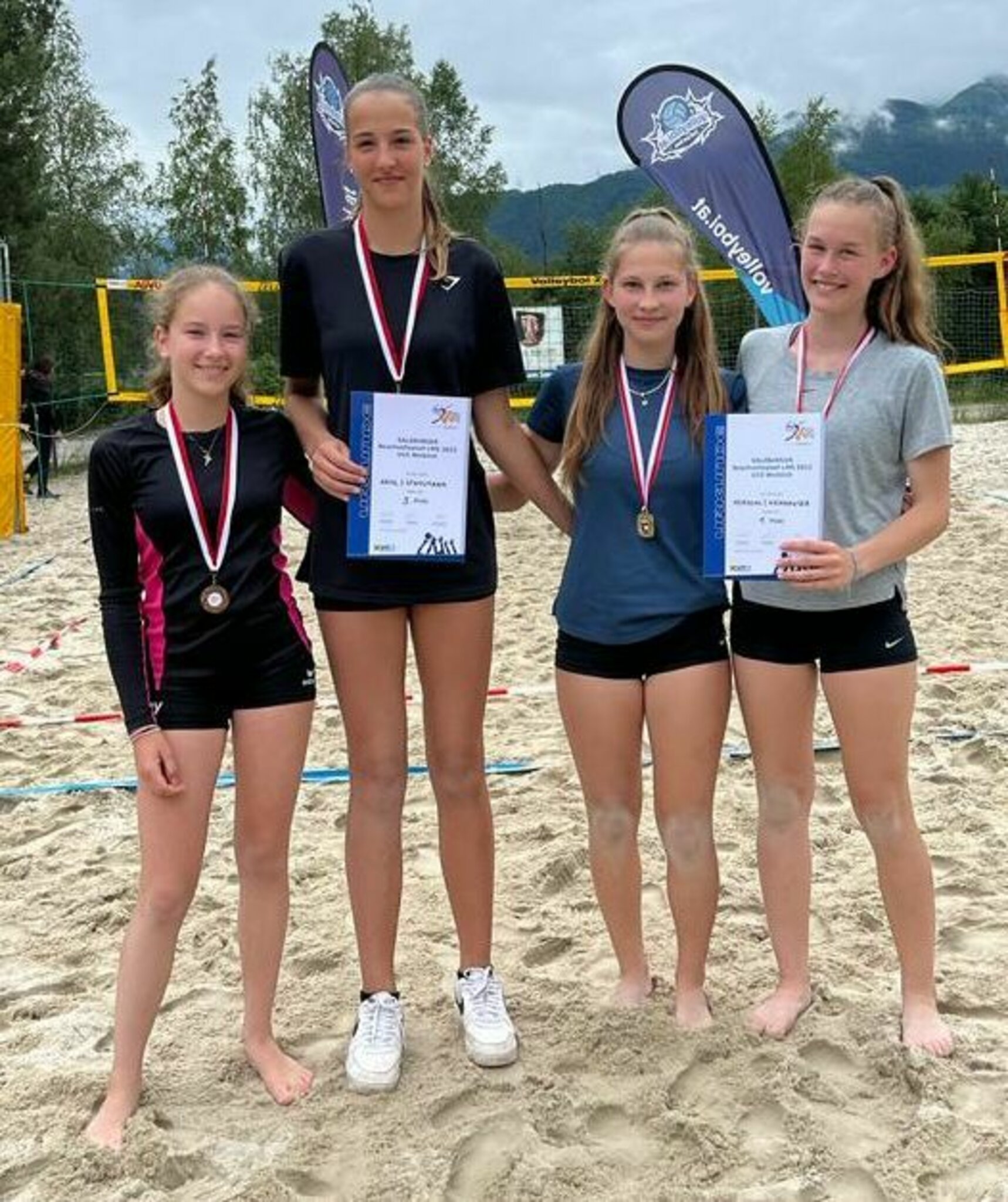 Beachvolleyball Henndorf: DOPPELLANDESMEISTER U15 BEACH - Flachgau