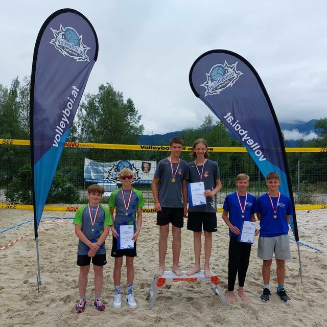 Beachvolleyball Henndorf: DOPPELLANDESMEISTER U15 BEACH - Flachgau