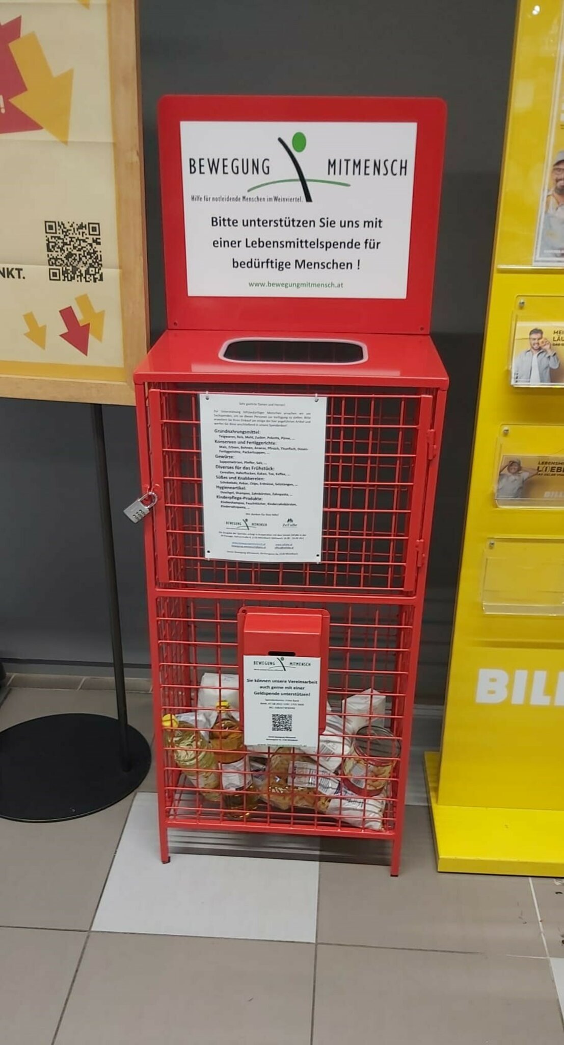 Wohltätigkeit: Spendenbox macht Helfen leicht - Mistelbach