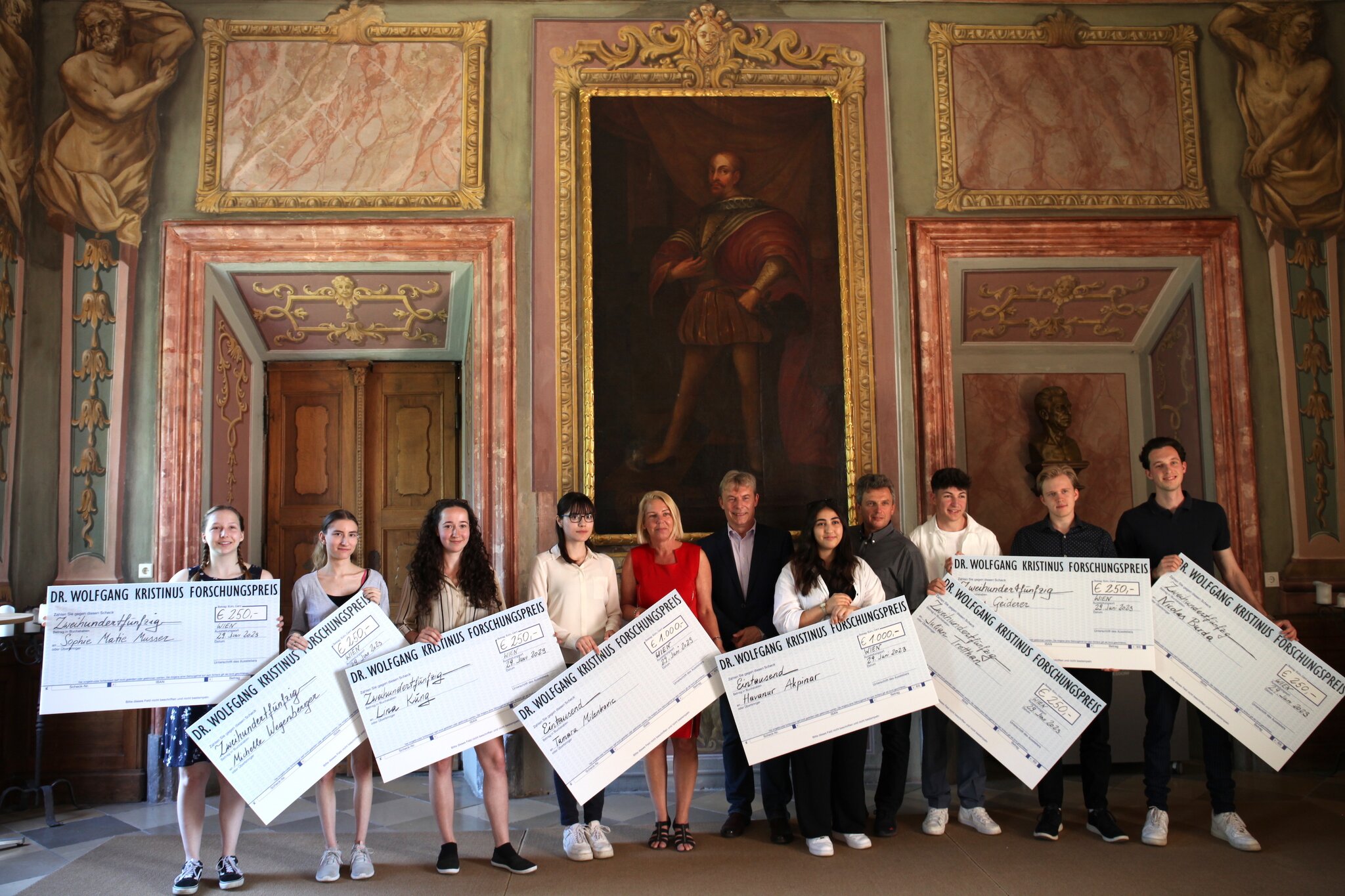 Festakt in der "Malerschule" Leesdorf:: Dr.-Wolfgang-Kristinus ...