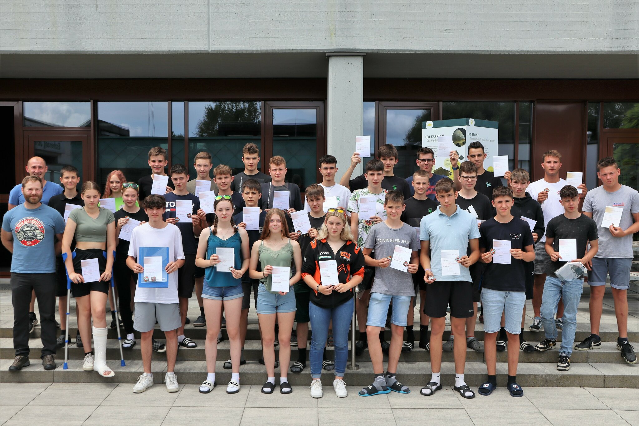 Zwei davon in Gold: 31 ÖSTA-Sportabzeichen für die LFS Stainz ...