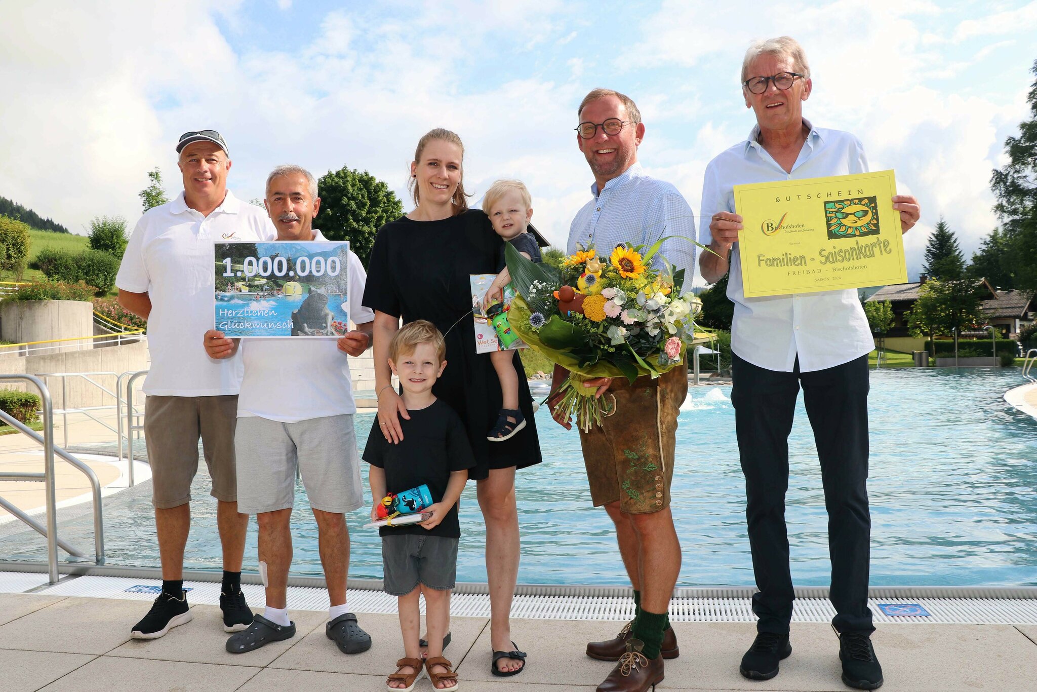 In Bischofshofen: Freibad begrüßte Millionsten Gast mit einer ...