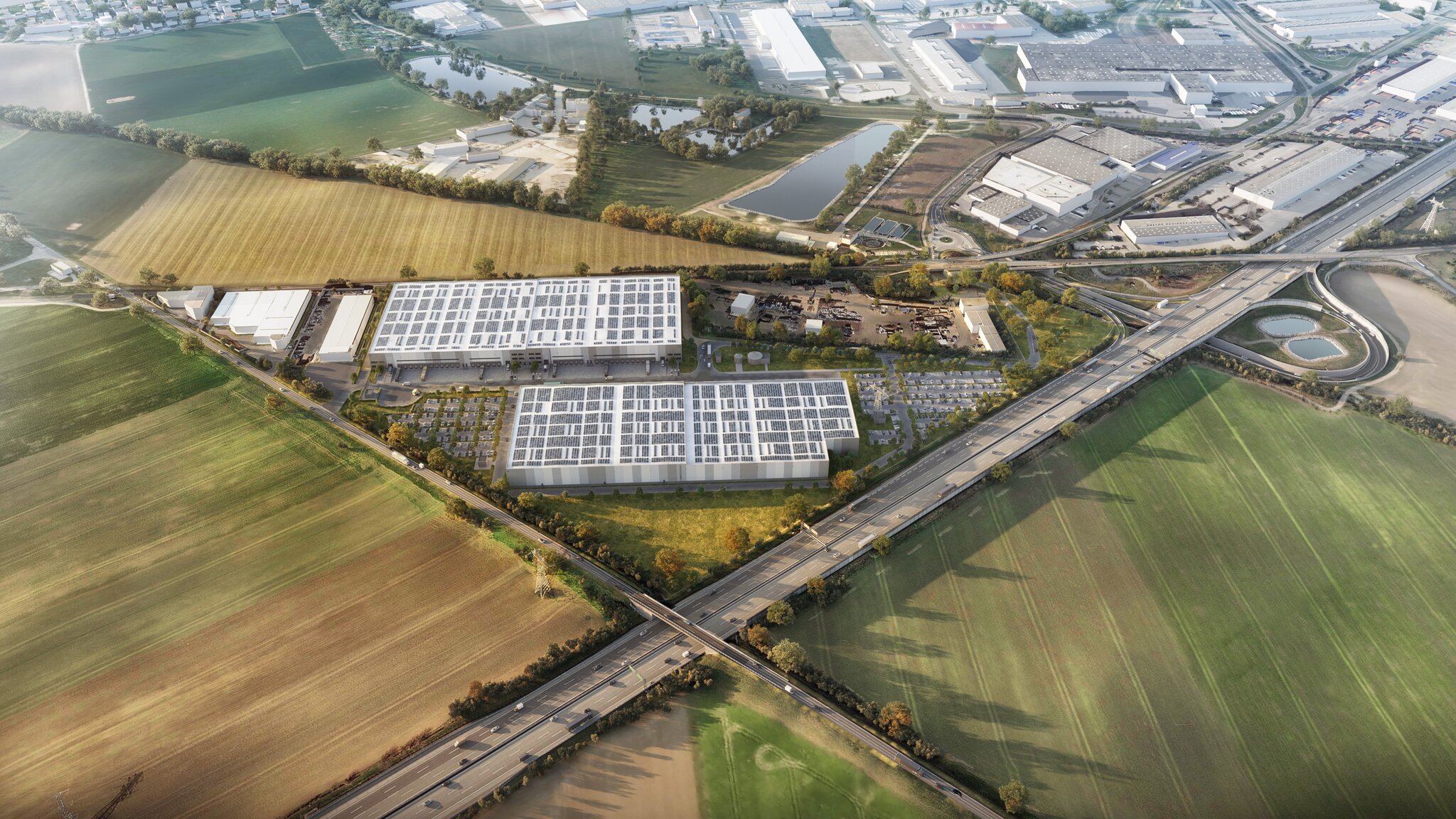 Größtes Gewerbegebiet Österreichs: Industriepark Laxenburg in NÖ-Süd ...