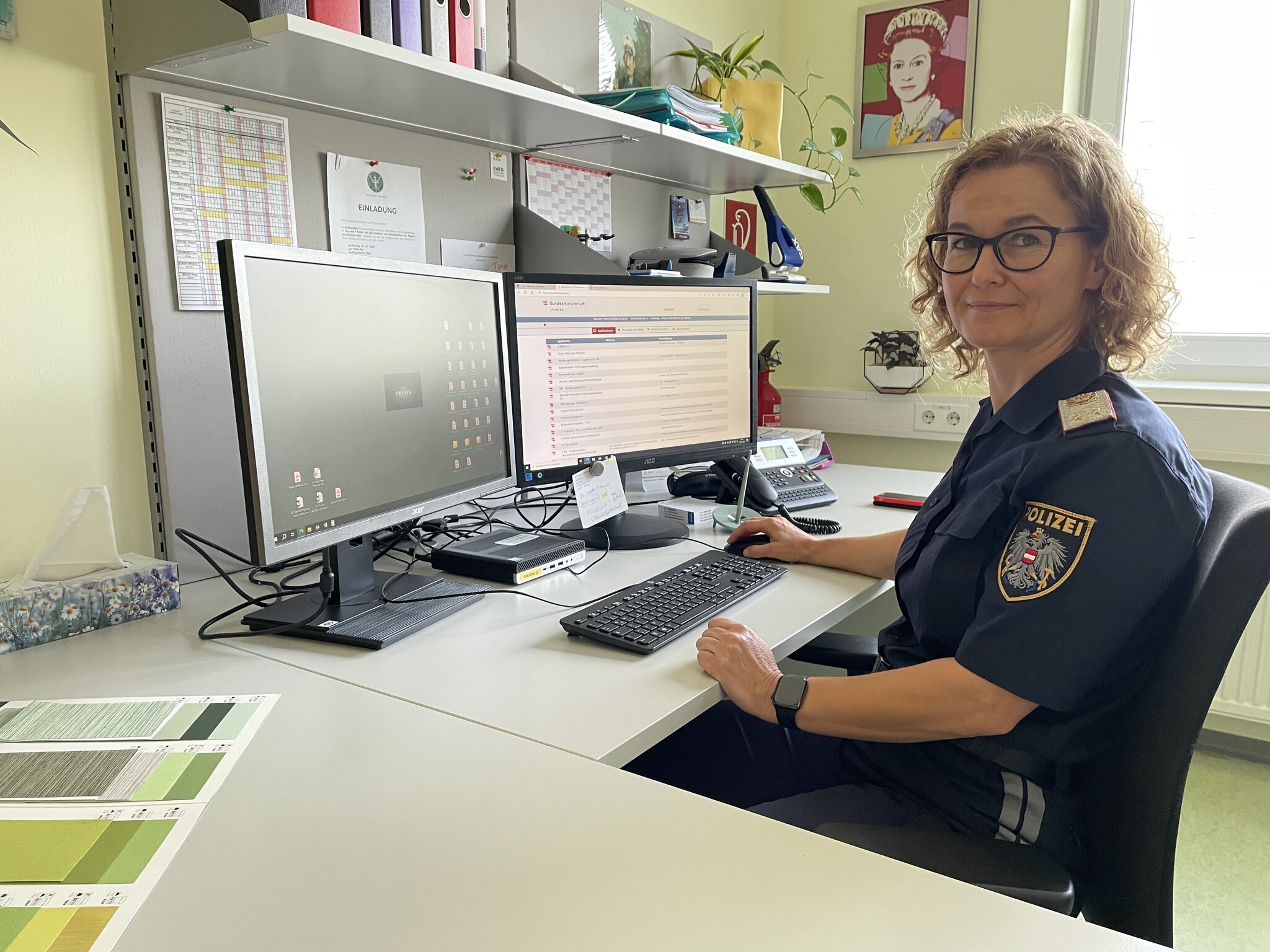 Martina Wolf: einzige Polizeichef im Bezirk: "Ich hab' noch nichts ...