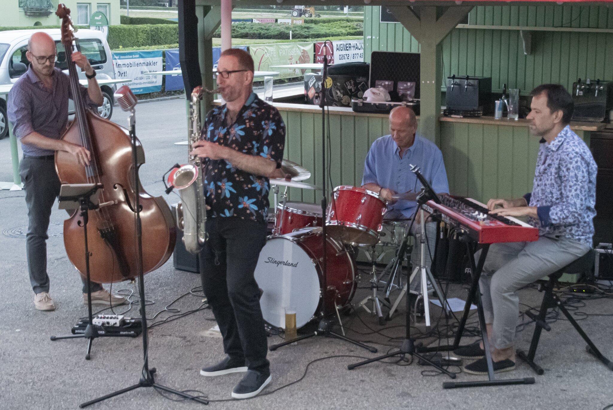 Jazz am Sommerabend: Tom Müller & Band spielten bei der Trabrennbahn ...