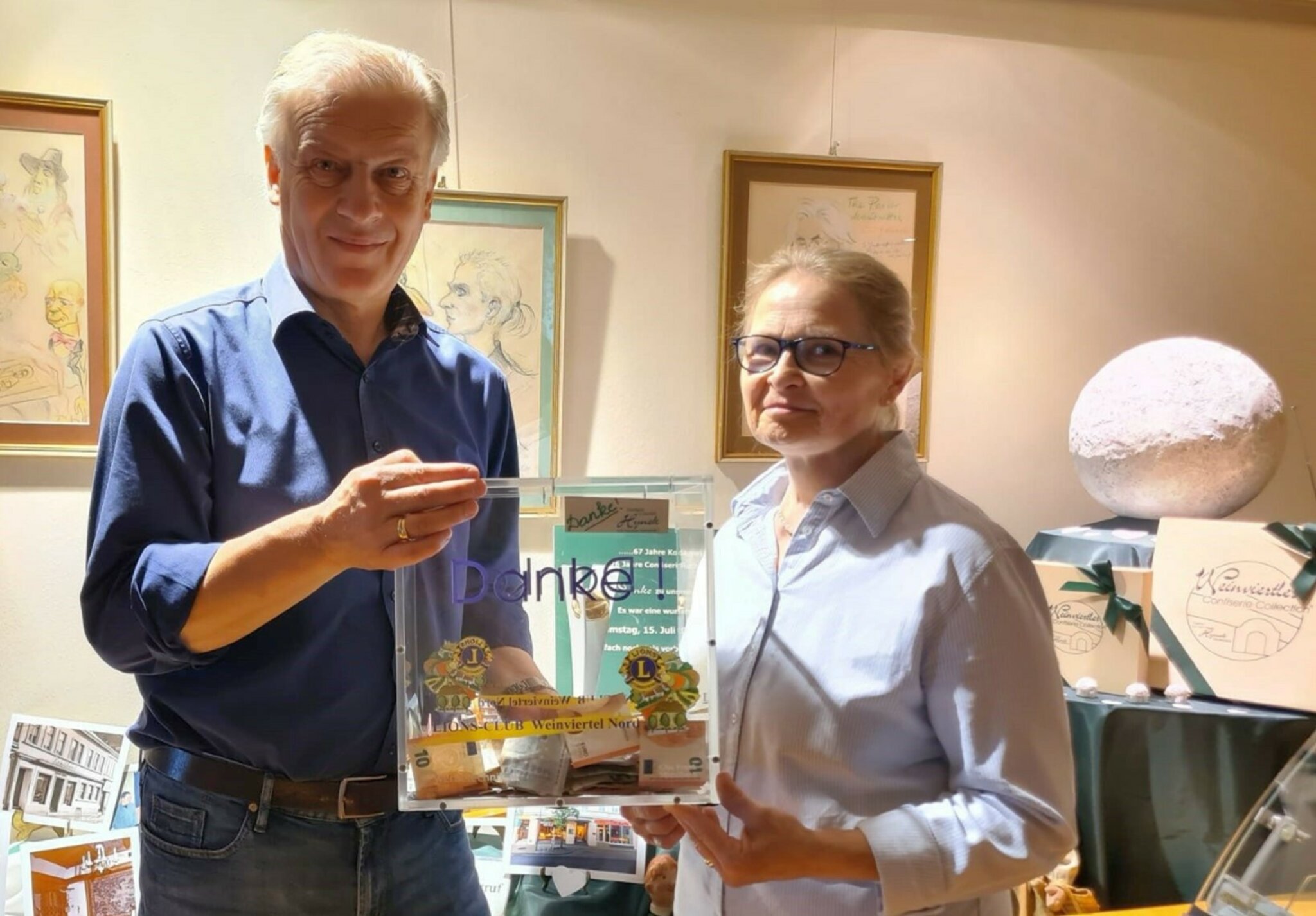 Konditorei Hynek spendet für Bedürftige - Mistelbach