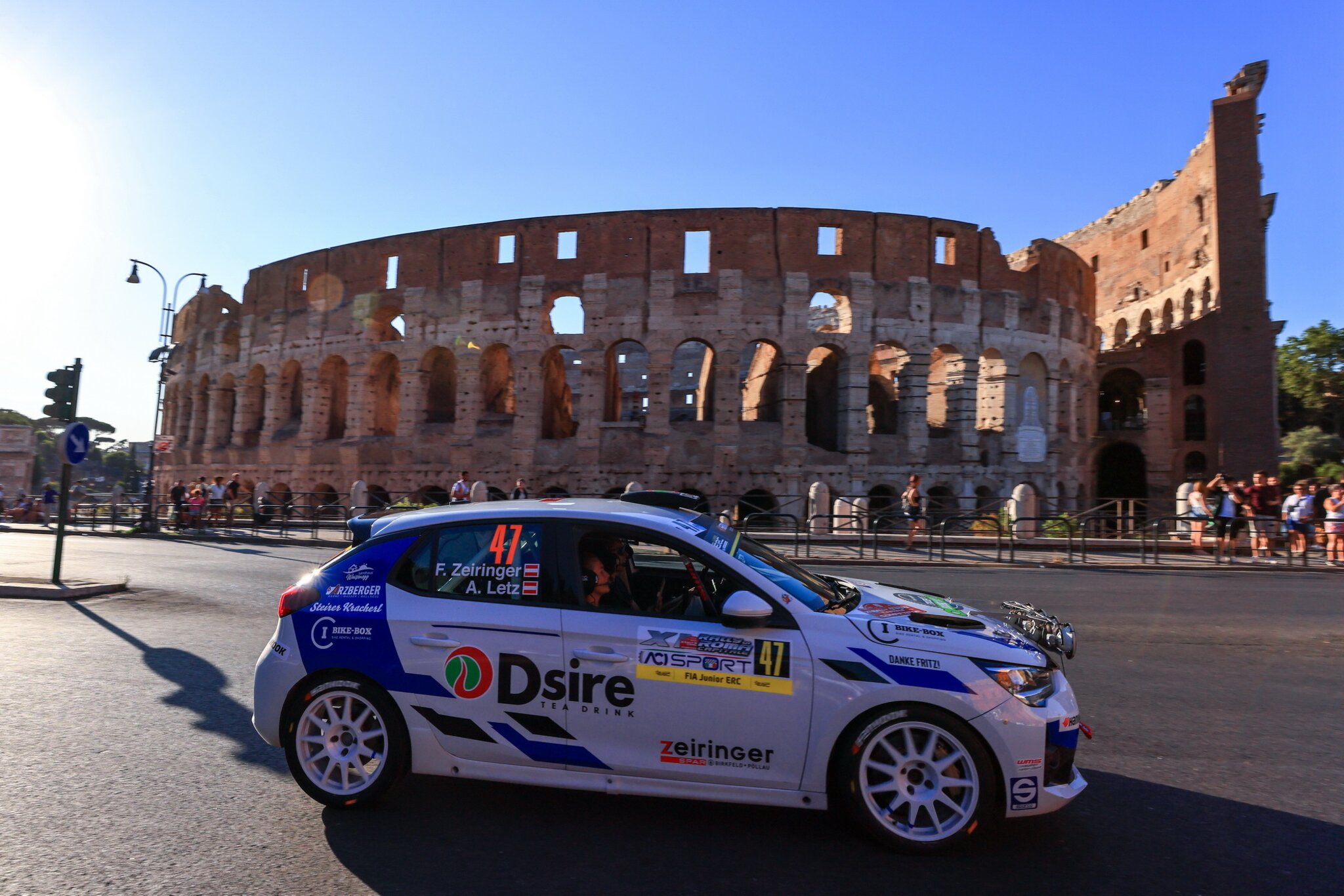 Zielankunft heißt Ziel errreicht: ERC-Rally di Roma, erfolgreich ...