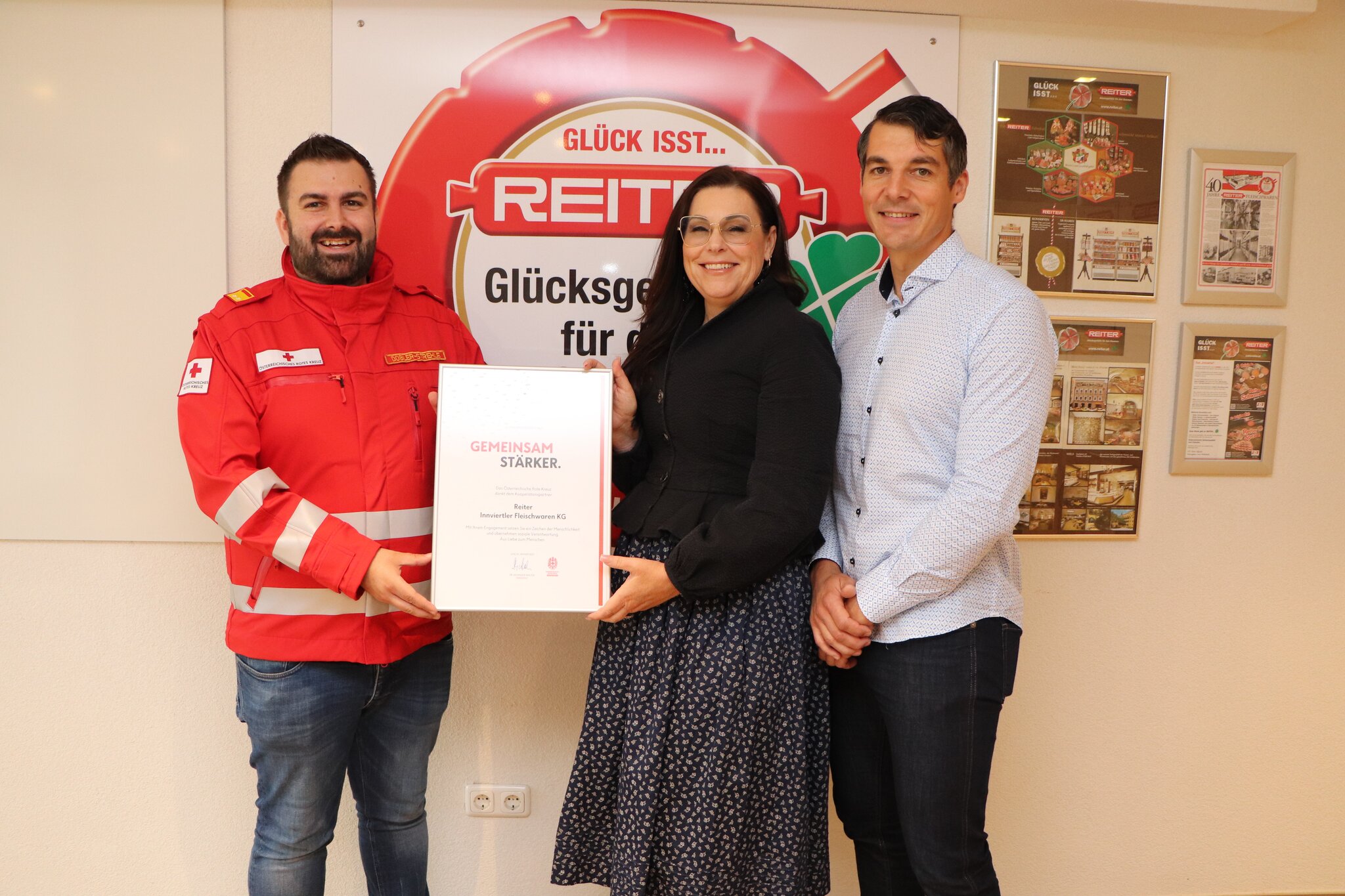 Danke!: Reiter Innviertler Fleischwaren ist Partner des Roten Kreuzes ...