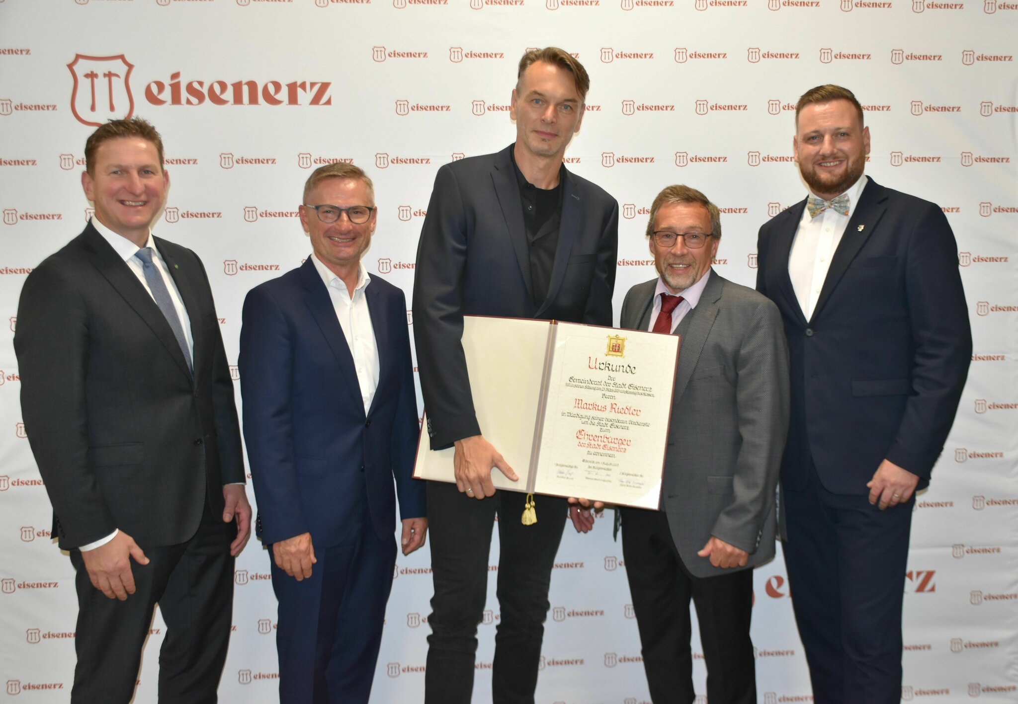 75 Jahre Eisenerz: Markus Riedler wurde zum Ehrenbürger ernannt - Leoben