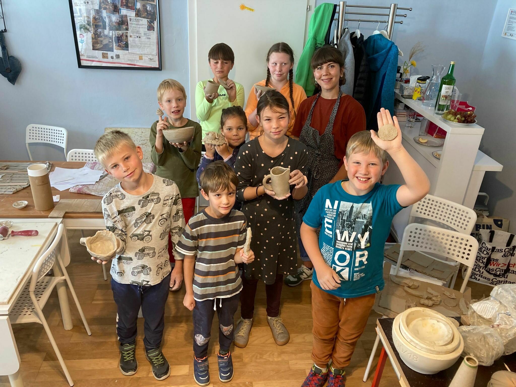 Ferienprogramm SommerAktiv³: Töpfer-Workshop in der Kreativ-Werkstatt mit Martina - Urfahr-Umgebung