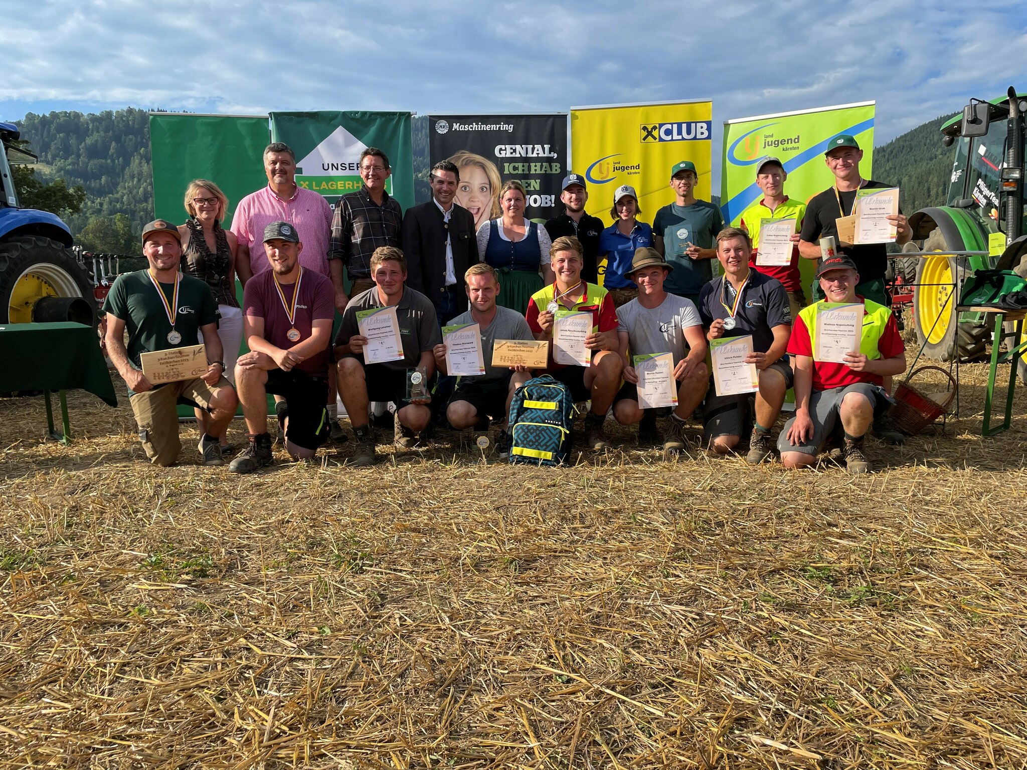 Drei-Furchen-Tournee: Krappfelder und Meiseldinger Landjugend pflügten ...