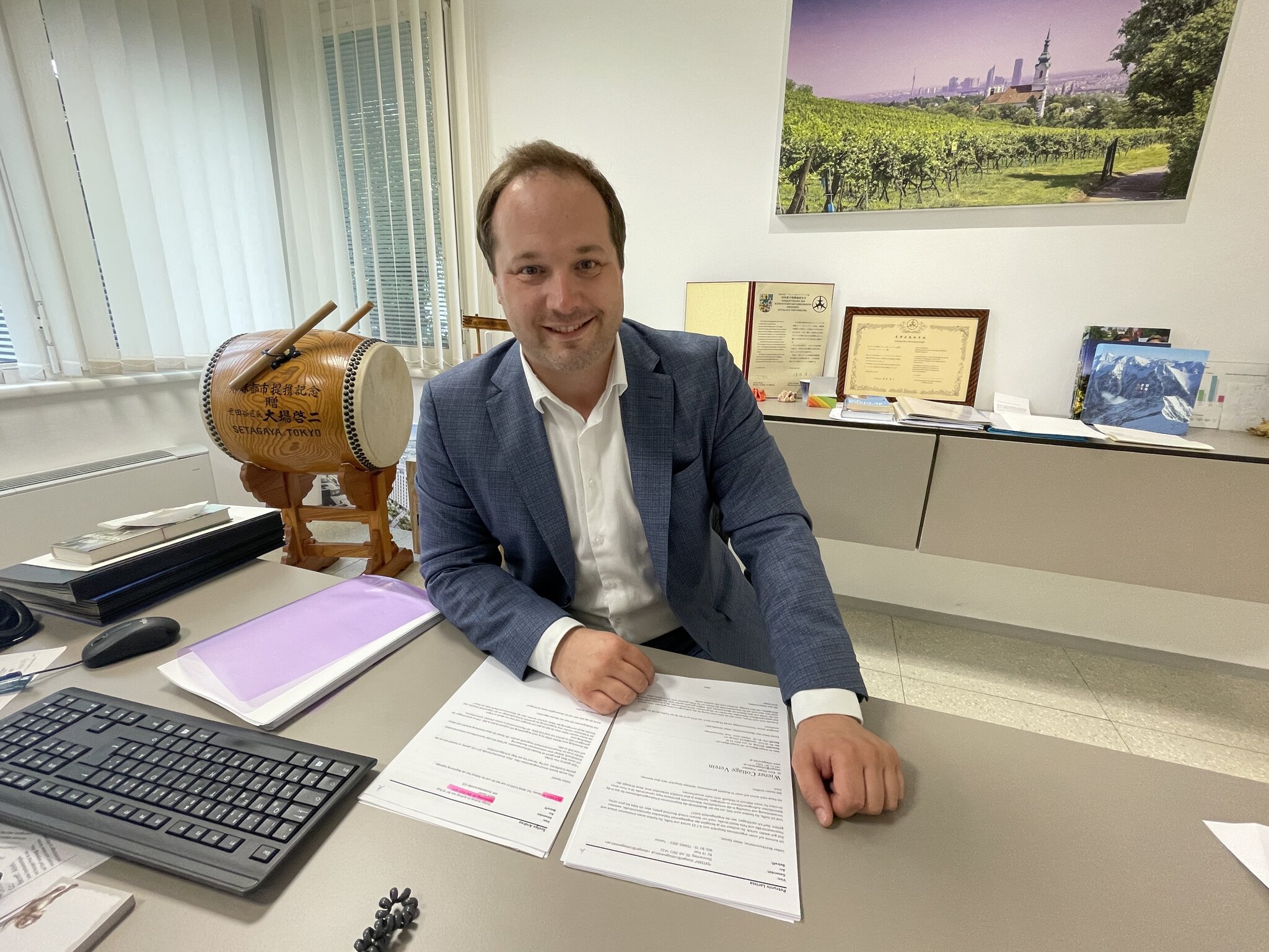 Sommergespräch Döbling: Bezirksvorsteher Daniel Resch über die Zukunft - Döbling