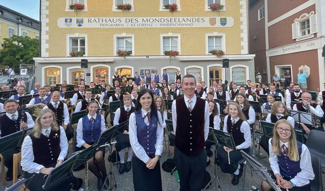Gemeinschaftskonzert: Musikkapellen brachten Mondsee zum klingen ...